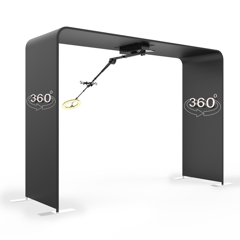 MWE Sky overhead 360 photo booth | MWE360 photo booth