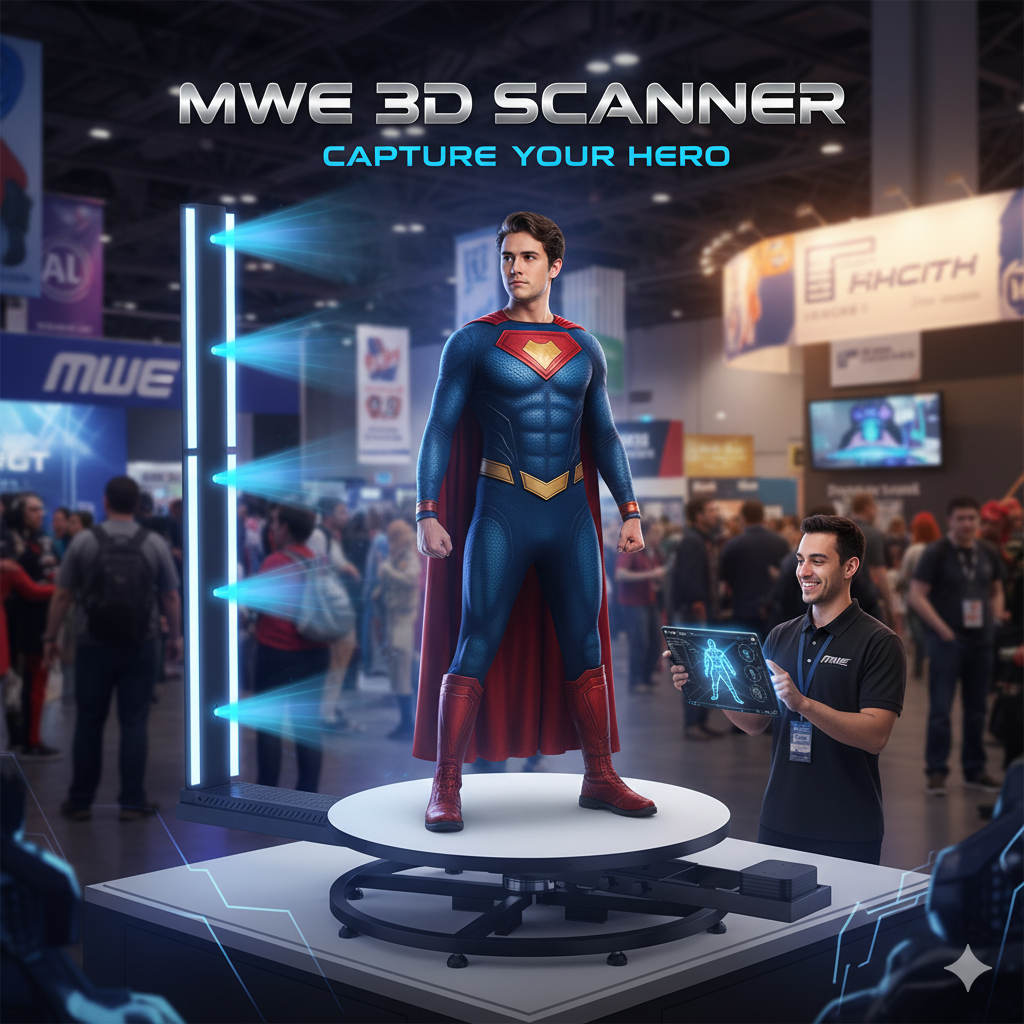 MWE 3d full body scanner – MWE360 photo booth